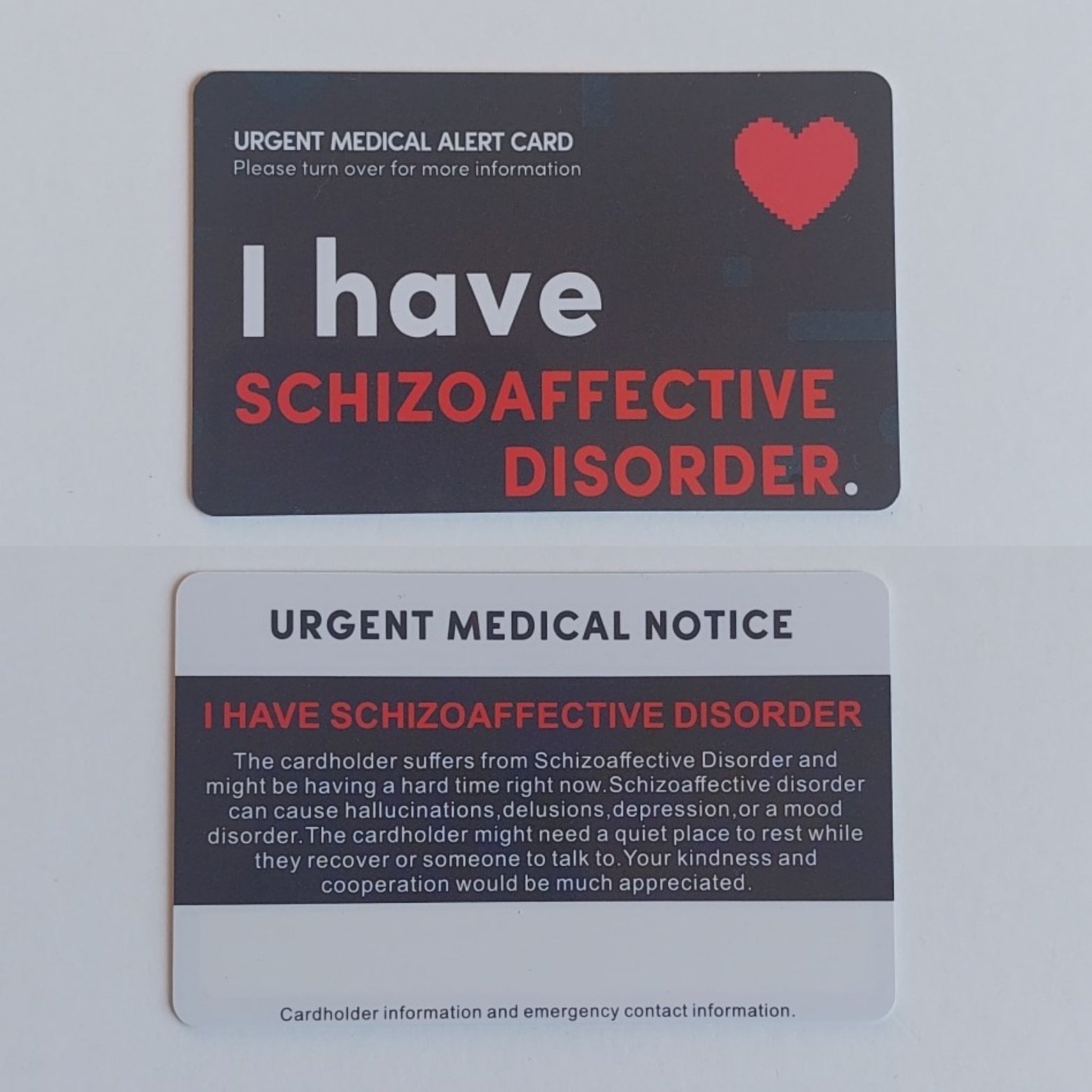 Medical Condition Cards | Intrepid Safety
