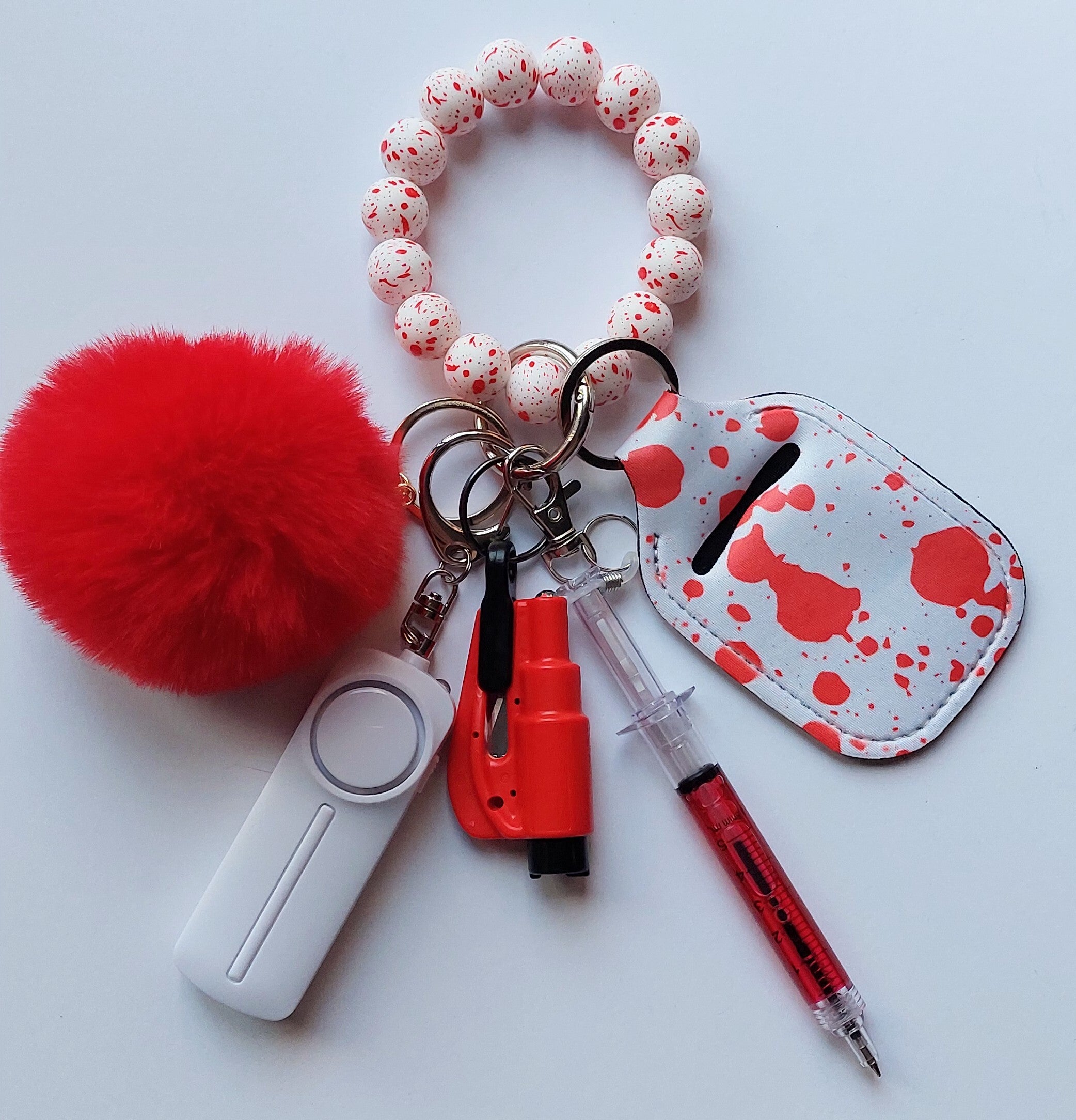 *LIMITED EDITION* "Blood Splatter" Safety Keychain | Intrepid Safety